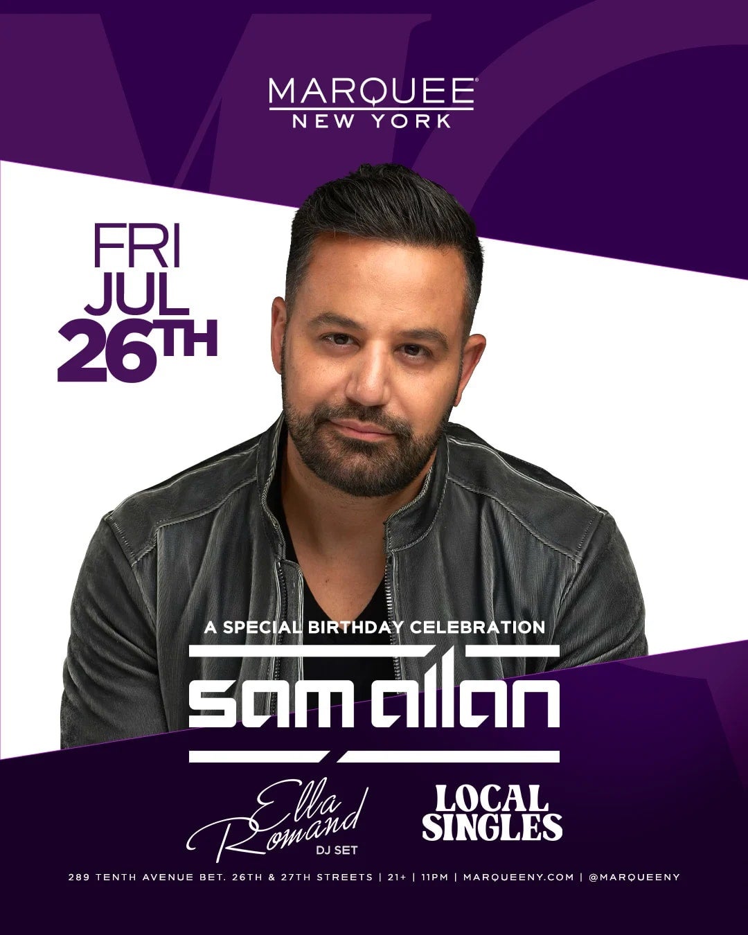 7/26/2024 - Sam Allan Birthday Celebration - Marquee - Tao Group ...