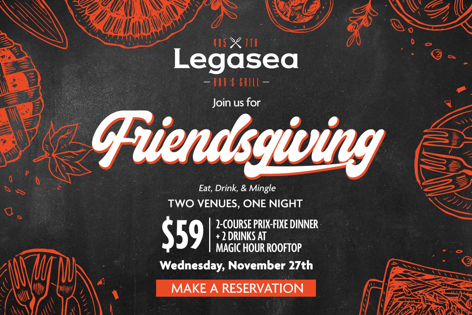 The Official Website of Legasea Bar & Grill at Moxy Times Square