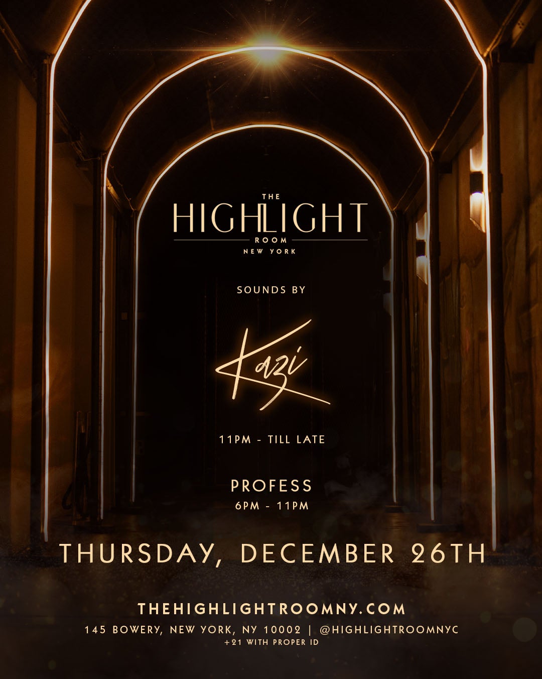 12/26/2024 - Kazi | Profess - The Highlight Room - Tao Group Hospitality