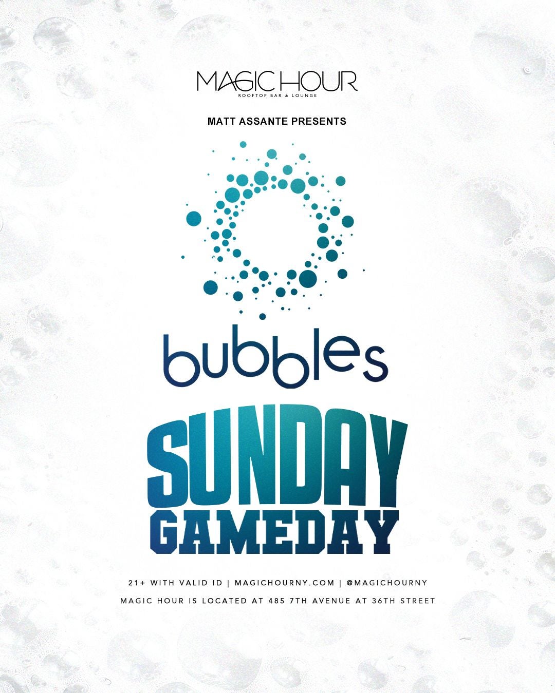 3/23/2025 - Sunday Bubbles - Magic Hour Rooftop - Tao Group Hospitality