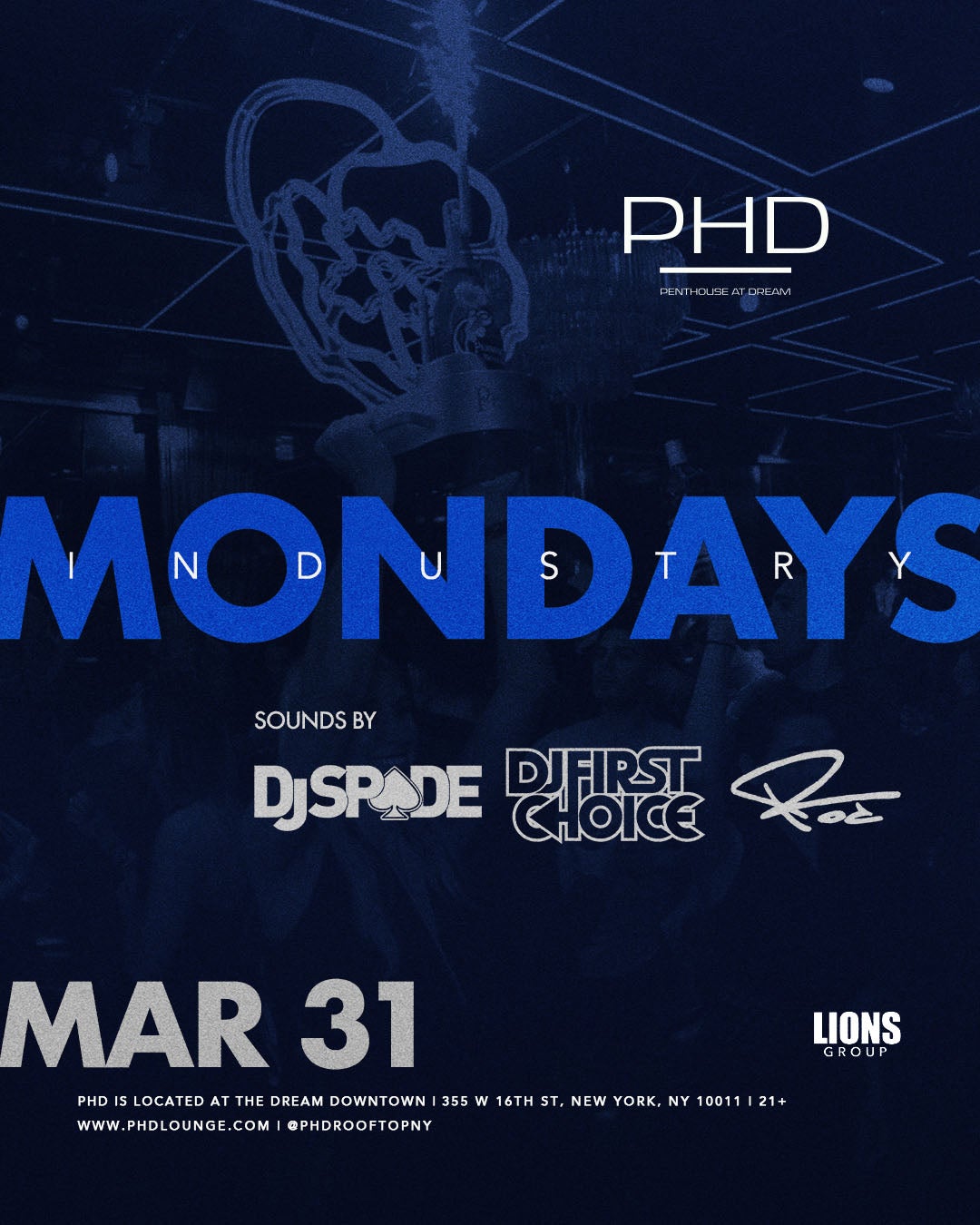 3/31/2025 - Spade / First Choice / Rod - PHD Lounge - Tao Group Hospitality