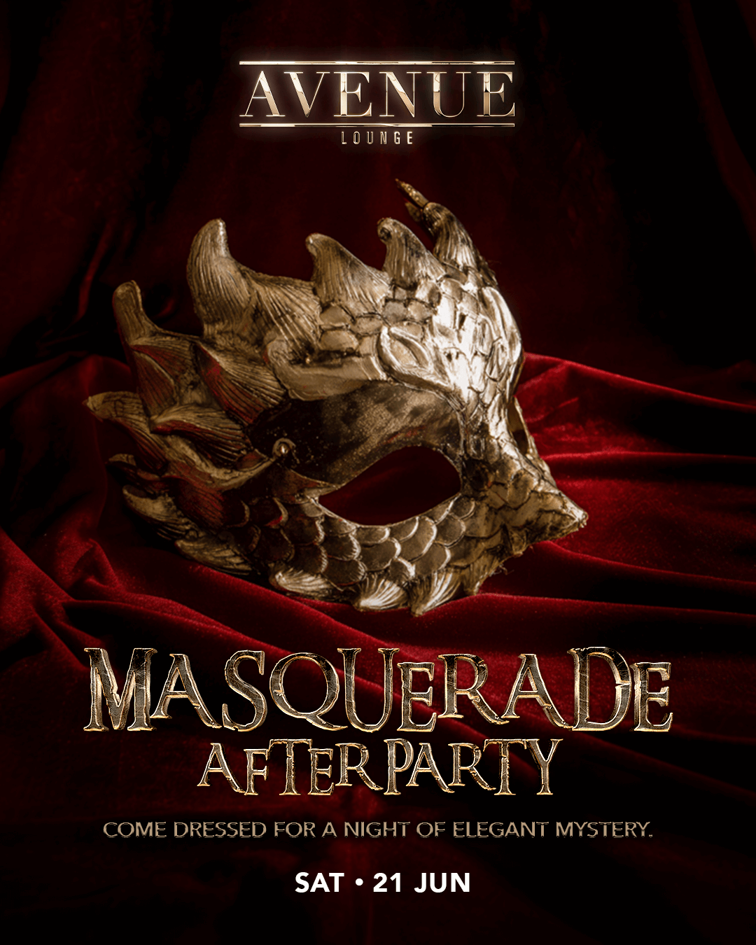 21/06/25 Masquerade Party - Avenue Singapore - Tao Group Hospitality