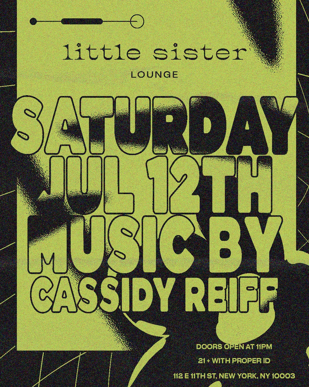7/12/2025 - Cassidy Reiff - Little Sister Lounge - Tao Group Hospitality