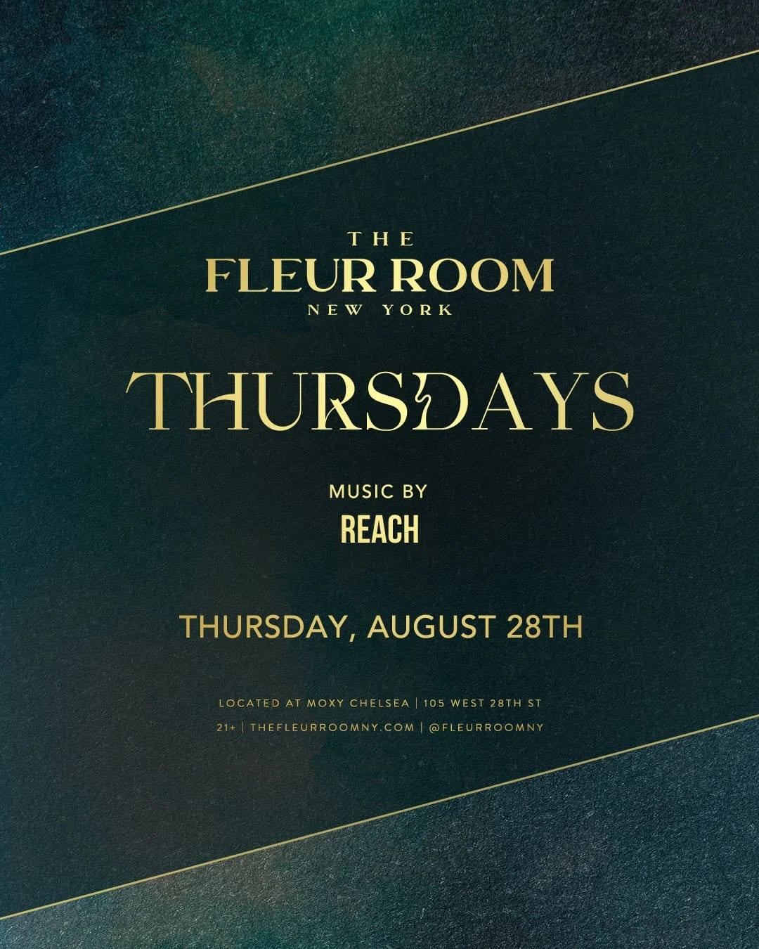8/28/2025 - Reach - The Fleur Room - Tao Group Hospitality