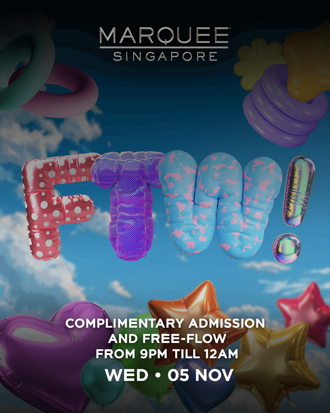 Upcoming Events Calendar | Marquee Singapore