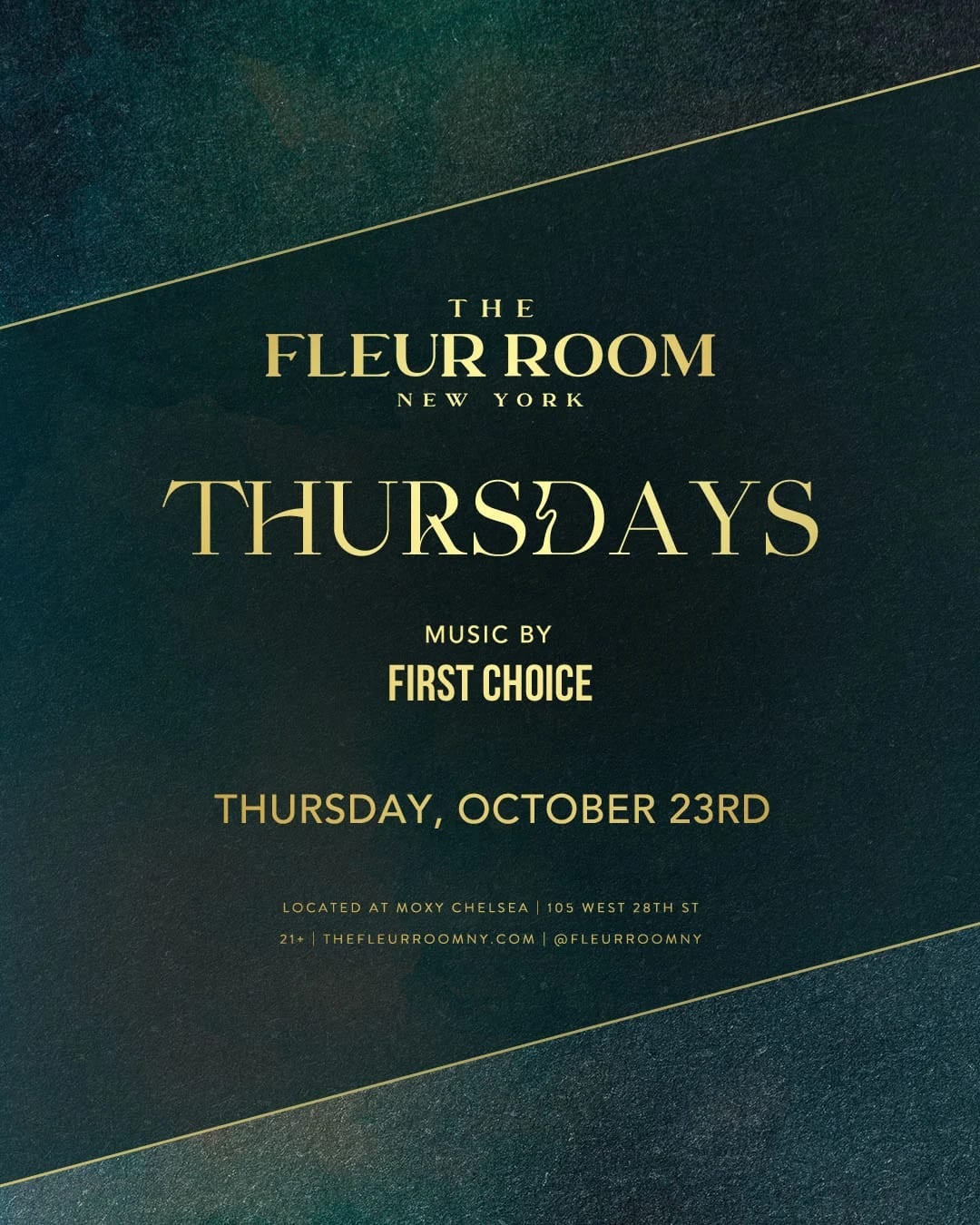 10/23/2025 - First Choice - The Fleur Room - Tao Group Hospitality